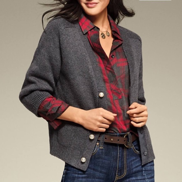 CAbi | Tops | Cabi Cunningham Plaid Popover Top 3587 | Poshmark